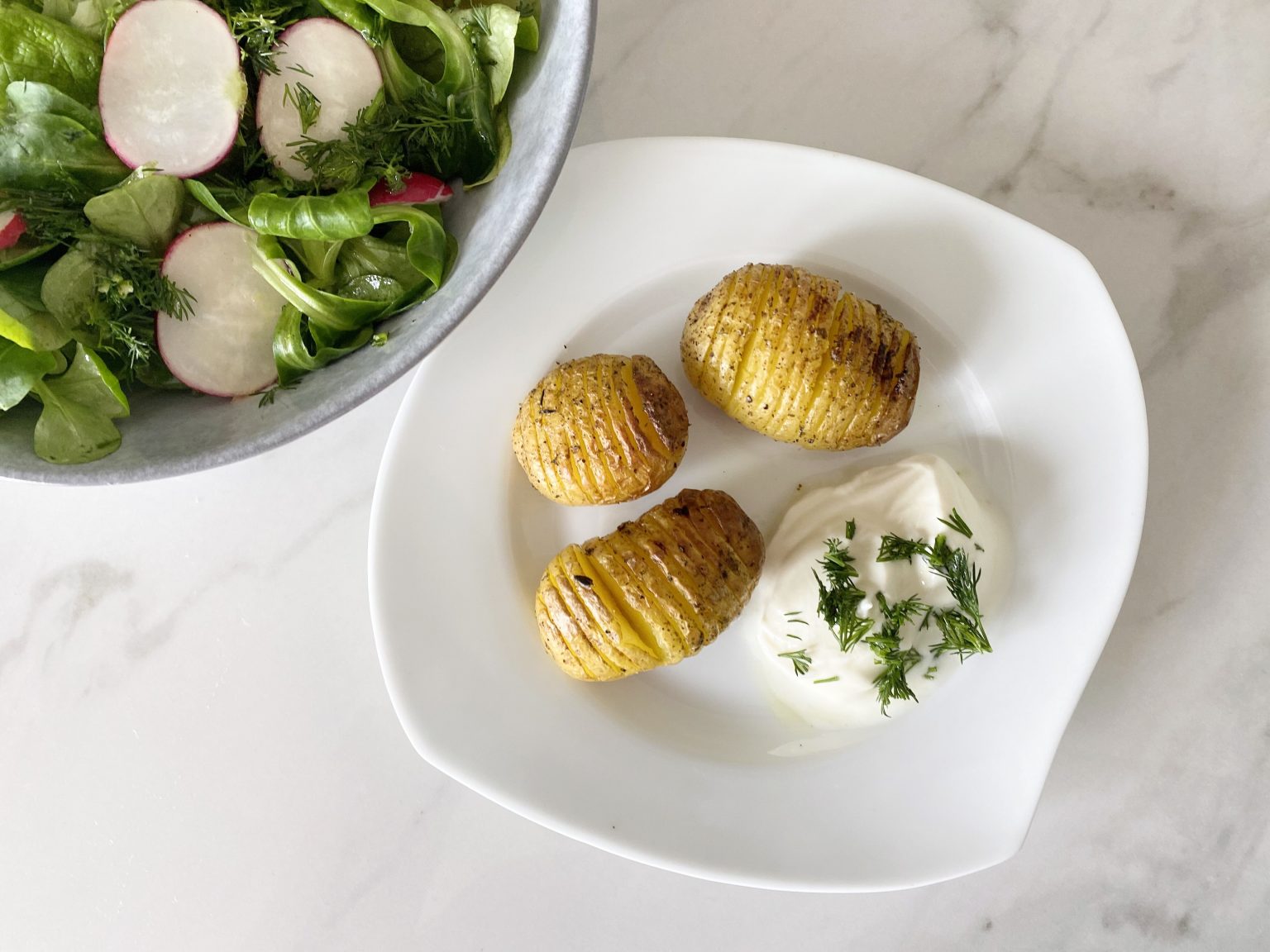 Low FODMAP Mini Hasselback Potatoes - Fit FODMAP Foodie